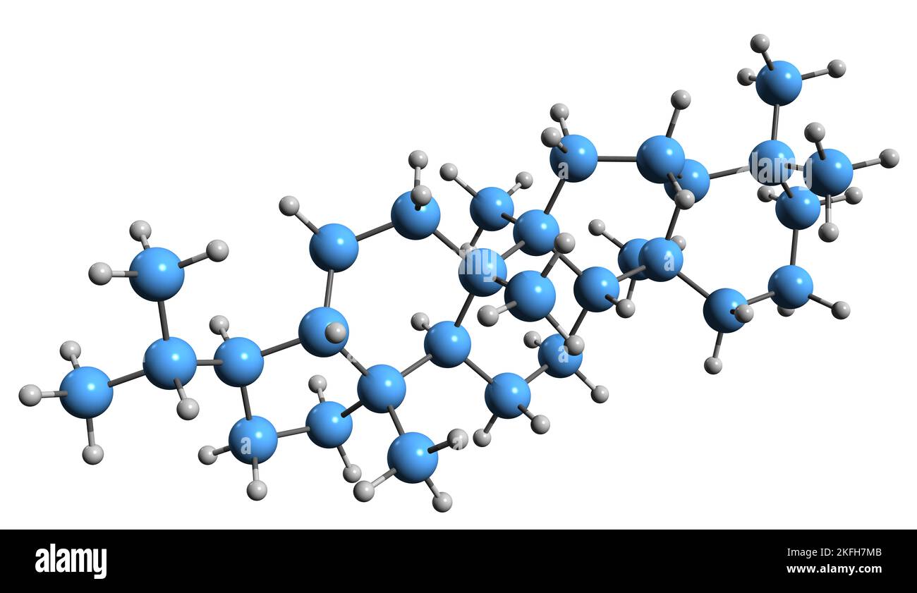 3D image of Gopan skeletal formula - molecular chemical structure of ...