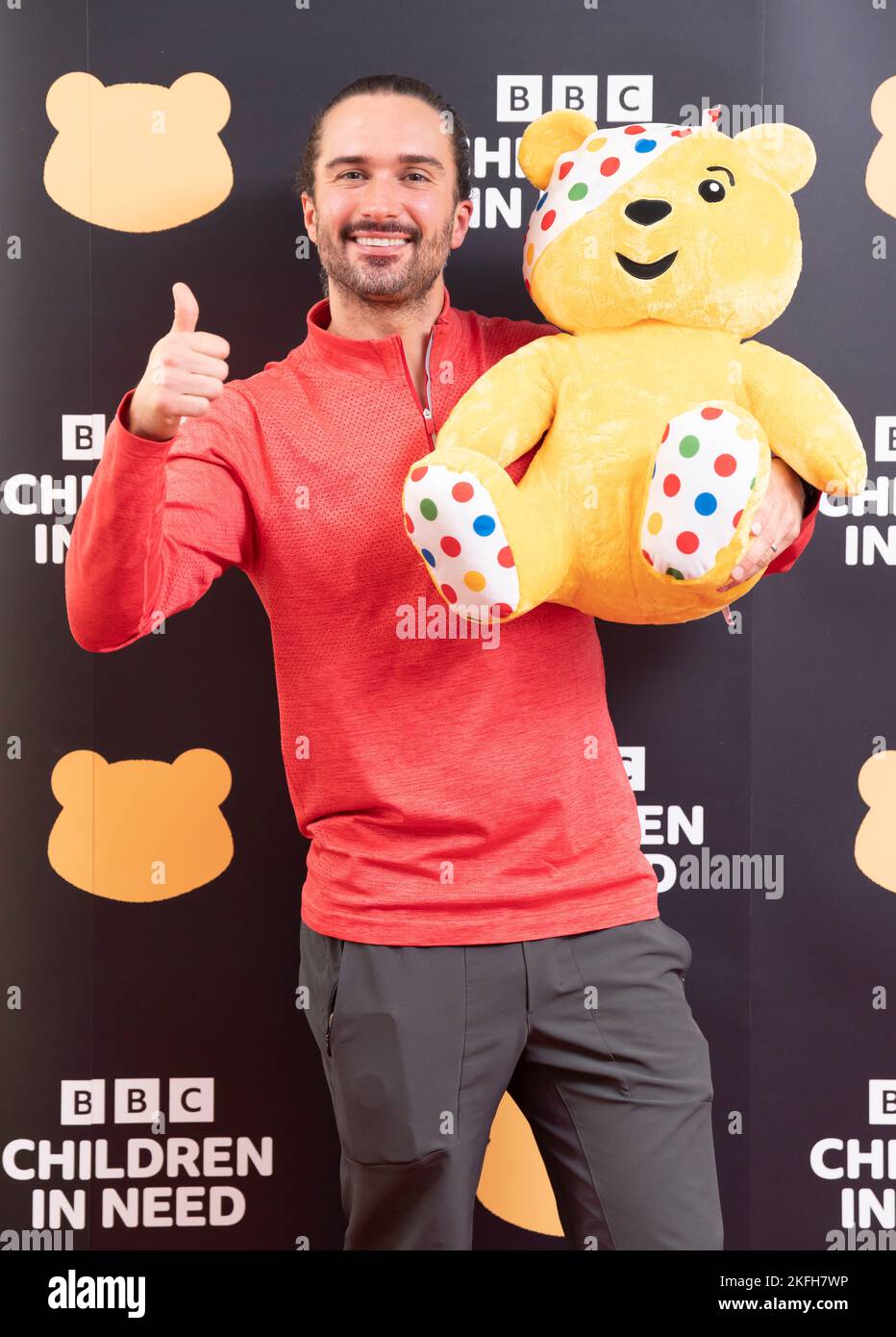 Joe Wicks at the BBC Children In Need telethon at BBC Studios in ...
