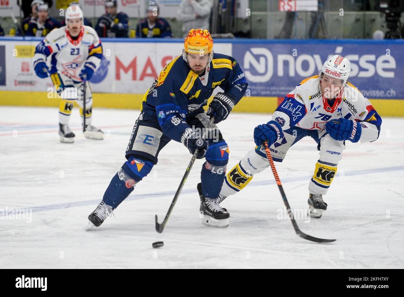 18.11.2022, Ambri, Gottardo Arena, NL: HC Ambri-Piotta - EHC Kloten ...
