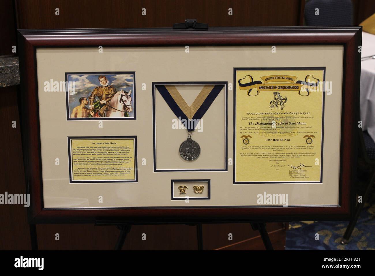 Order of St. Martin Stock Photo - Alamy