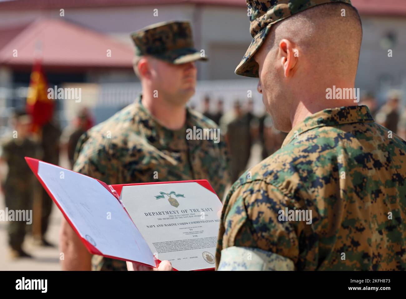 U.S. Marine Corps Gunnery Sgt. Colin G. Baird, a geospatial analyst ...