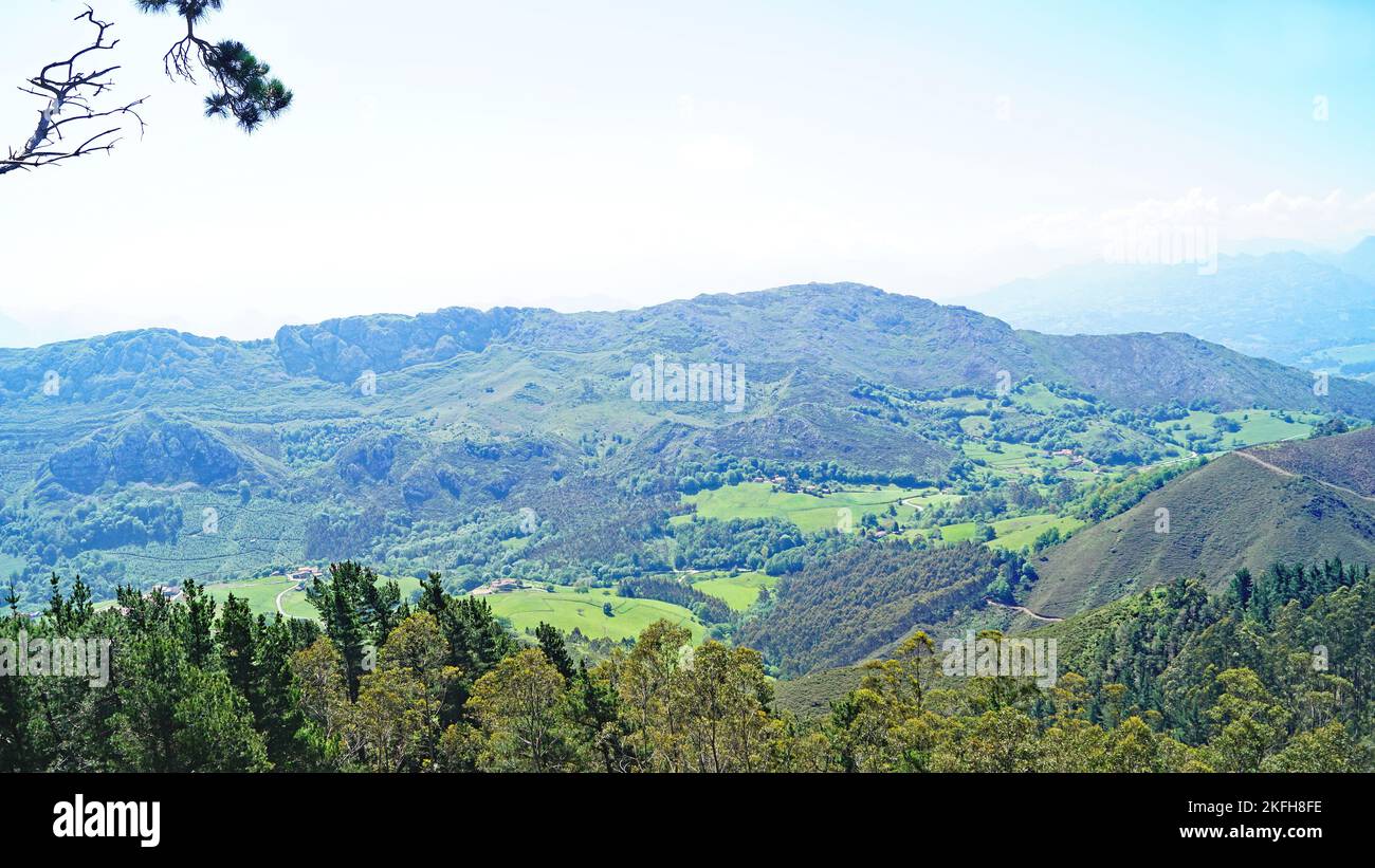 Sierra de El Sueve, El Ponga Natural Park; Principality of Asturias ...