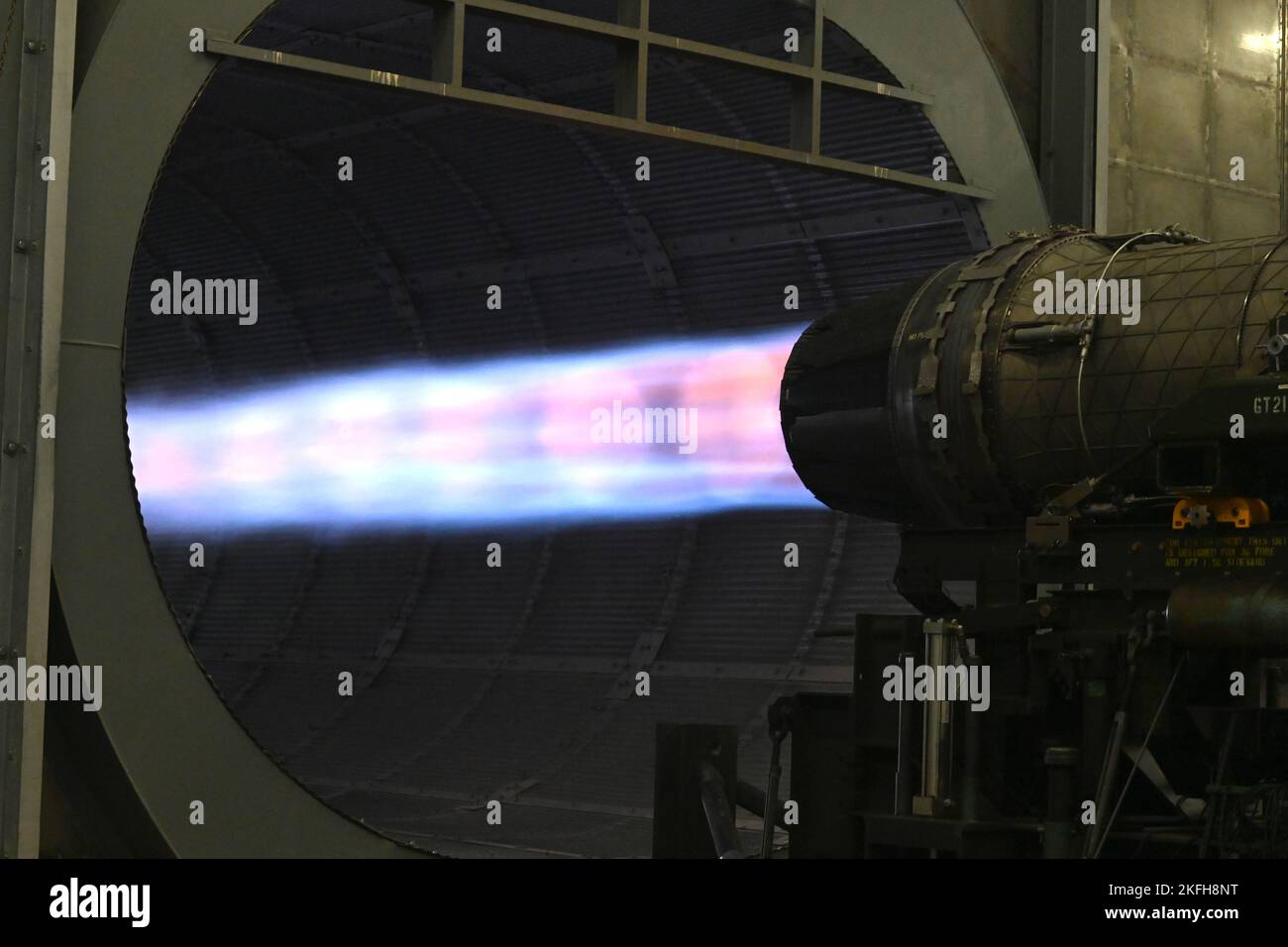 U.S. Air Force F-16 fighter jet turbine engine assigned to the 169th ...
