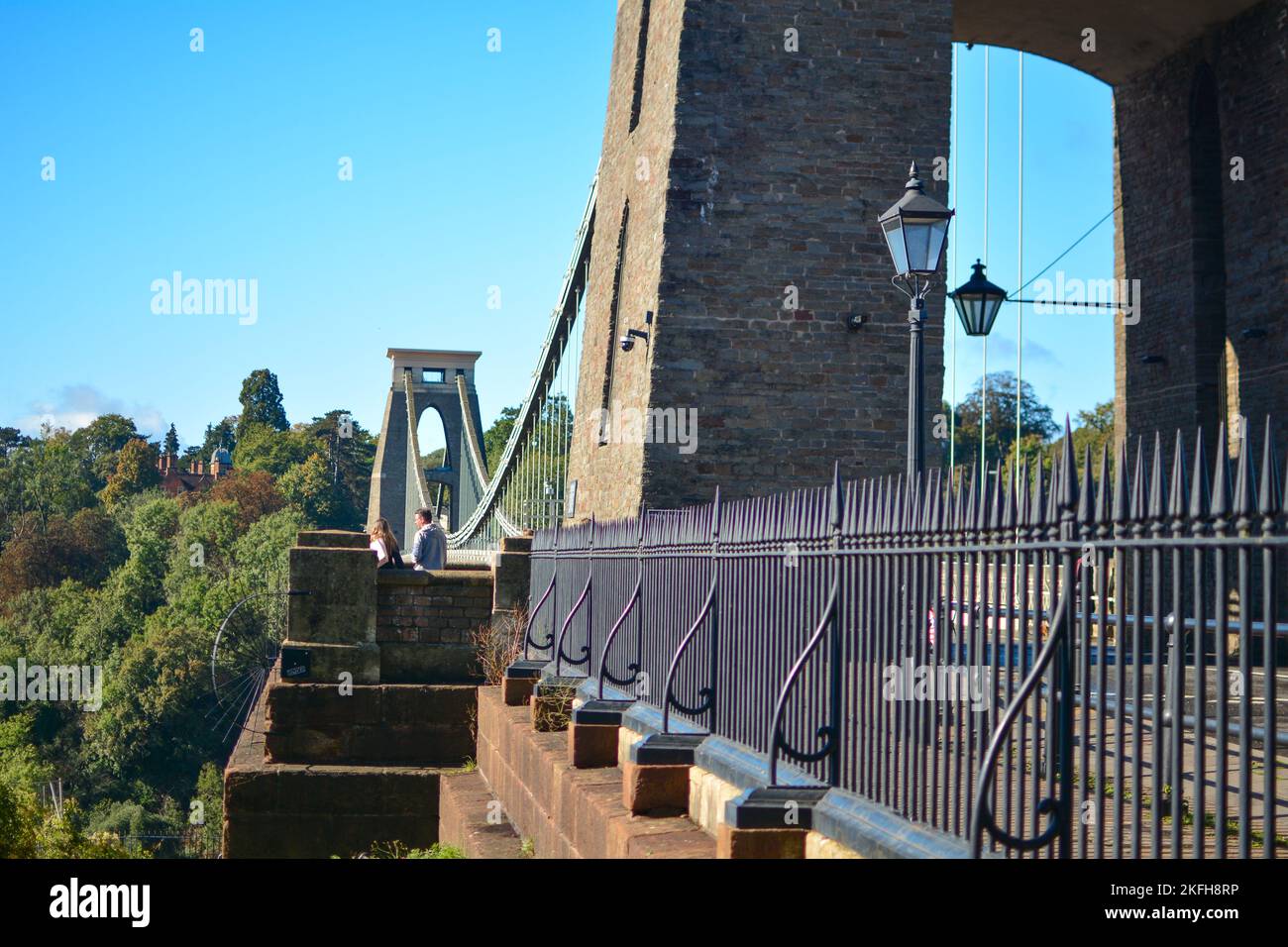 Bristol Clifton suspension bridge designed and constructed by Isambard ...