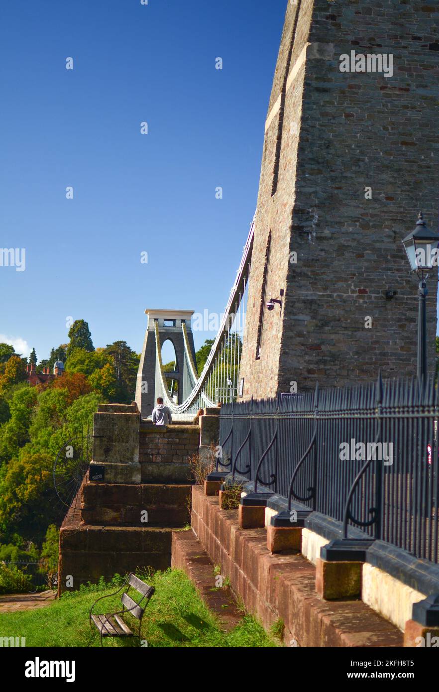 Bristol Clifton suspension bridge designed and constructed by Isambard ...