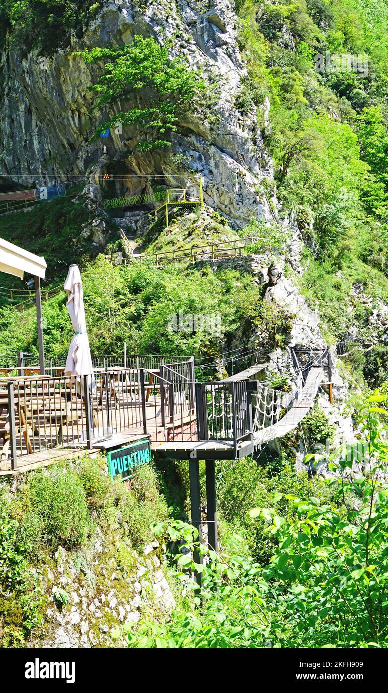 Los Beyos Ponga gorge, Principality of Asturias, Asturias, Spain ...
