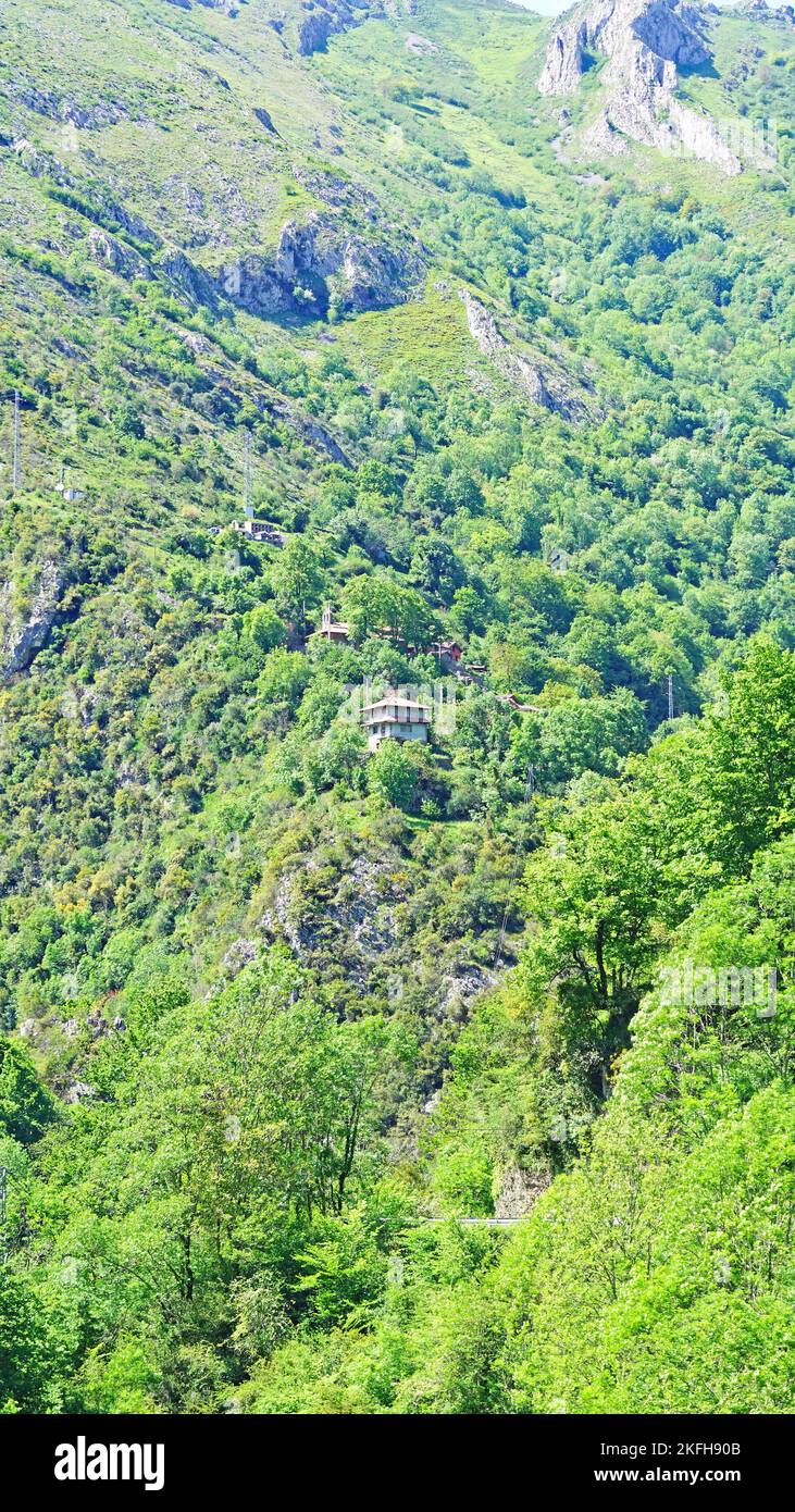 Los Beyos Ponga gorge, Principality of Asturias, Asturias, Spain ...