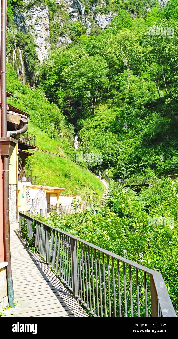 Los Beyos Ponga gorge, Principality of Asturias, Asturias, Spain ...