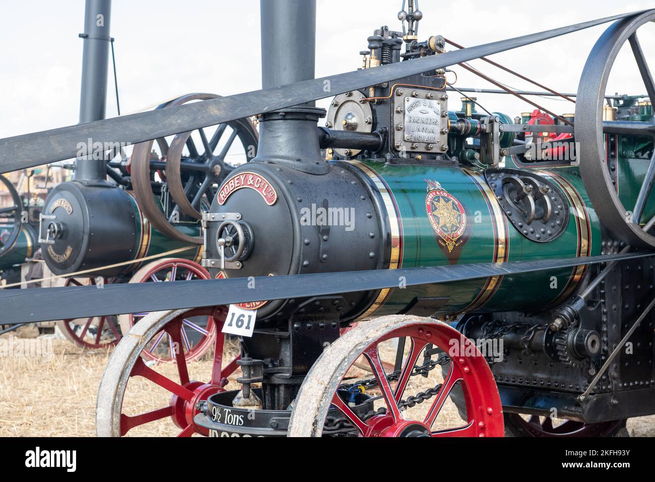 Tarrant Hinton.Dorset.United Kingdom.August 25th 2022.A Robey traction ...