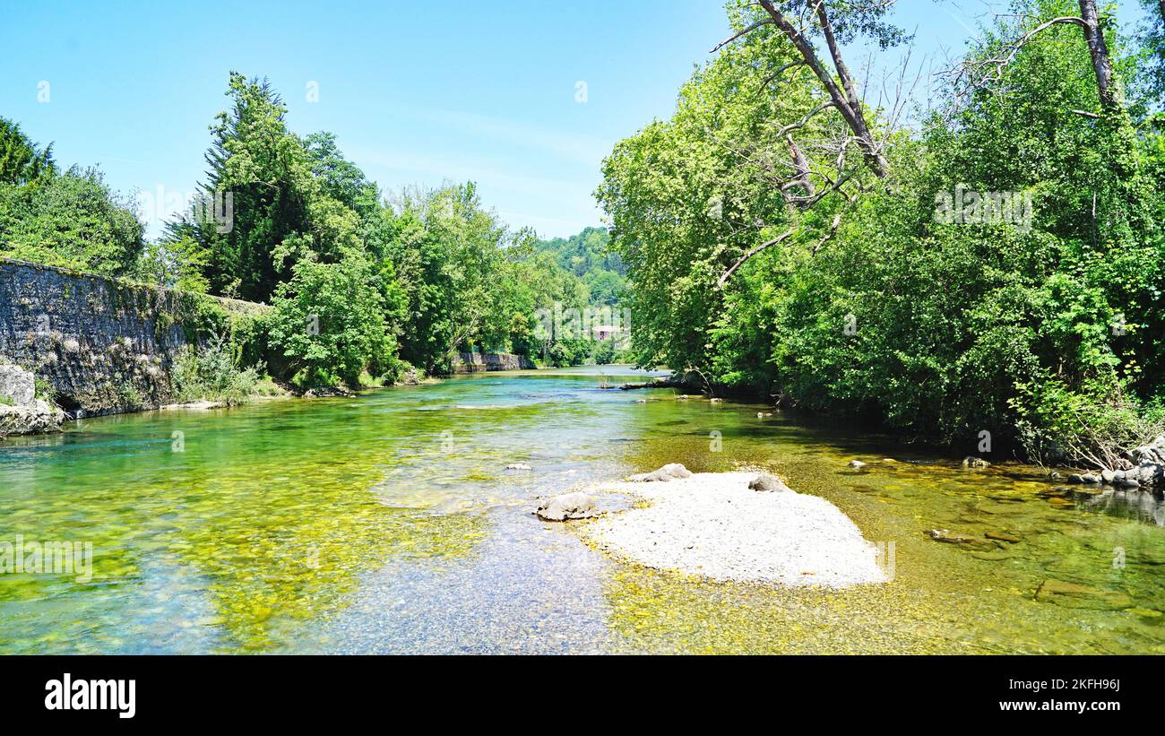 Landscape of Cangas de Onis, Principality of Asturias, Asturias, Spain ...