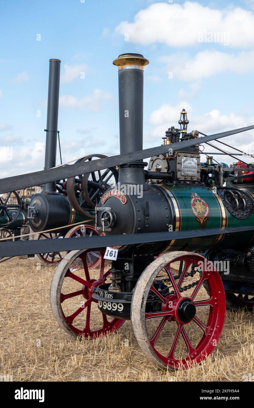 Tarrant Hinton.Dorset.United Kingdom.August 25th 2022.A Robey traction ...