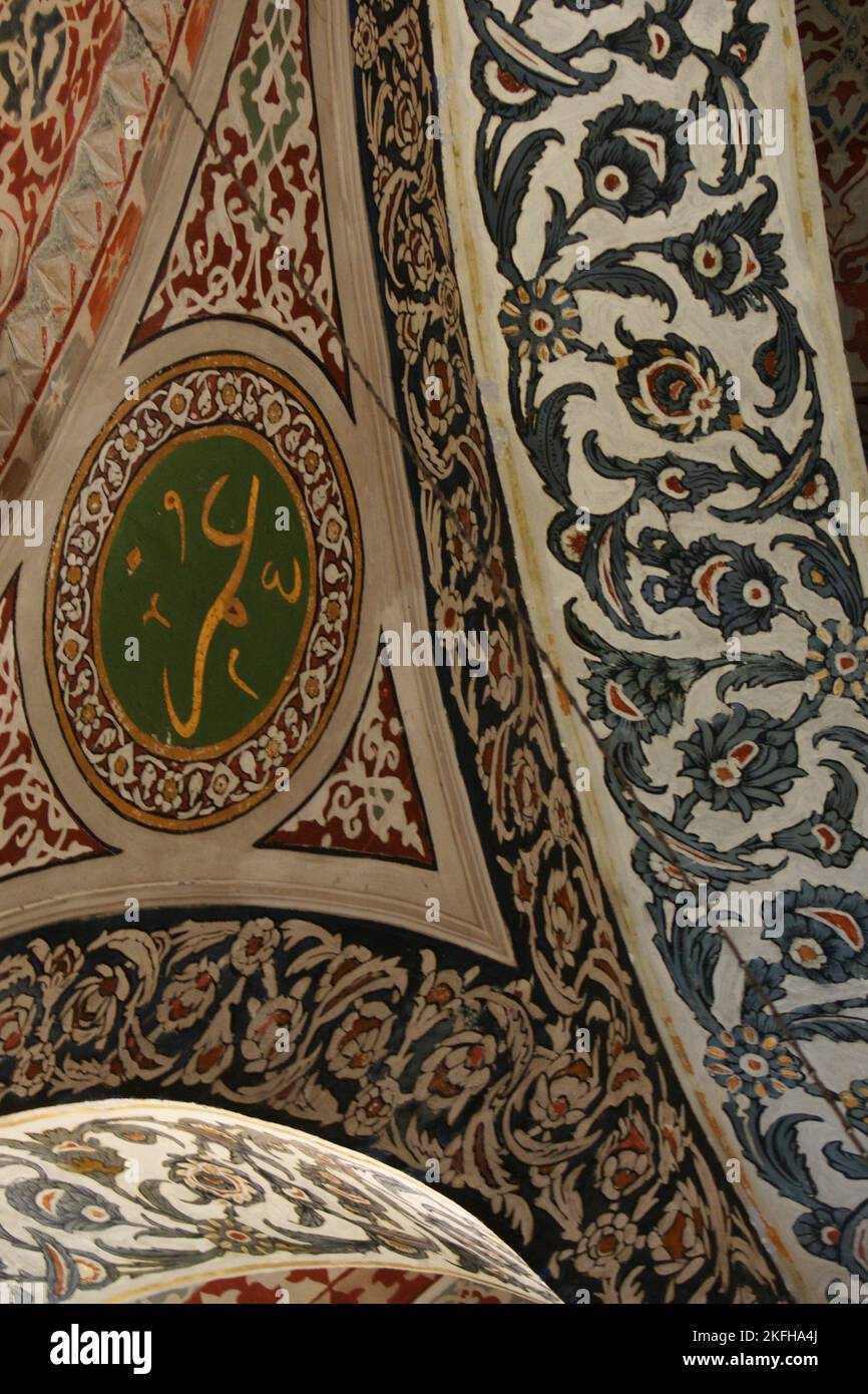 The Tomb of Mehmet the 3rd, located in the Sultanahmet district of ...
