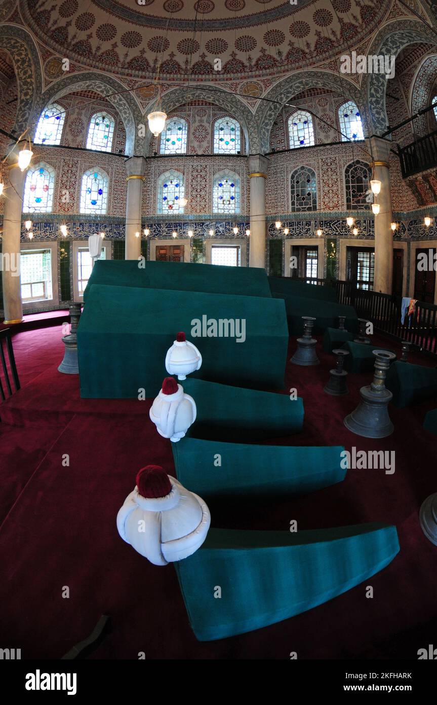 The Tomb of Mehmet the 3rd, located in the Sultanahmet district of ...