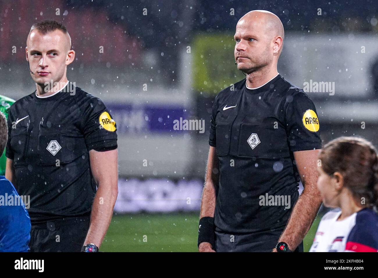 HELMOND, NETHERLANDS - NOVEMBER 18: Referee Rob Dieperink during the ...