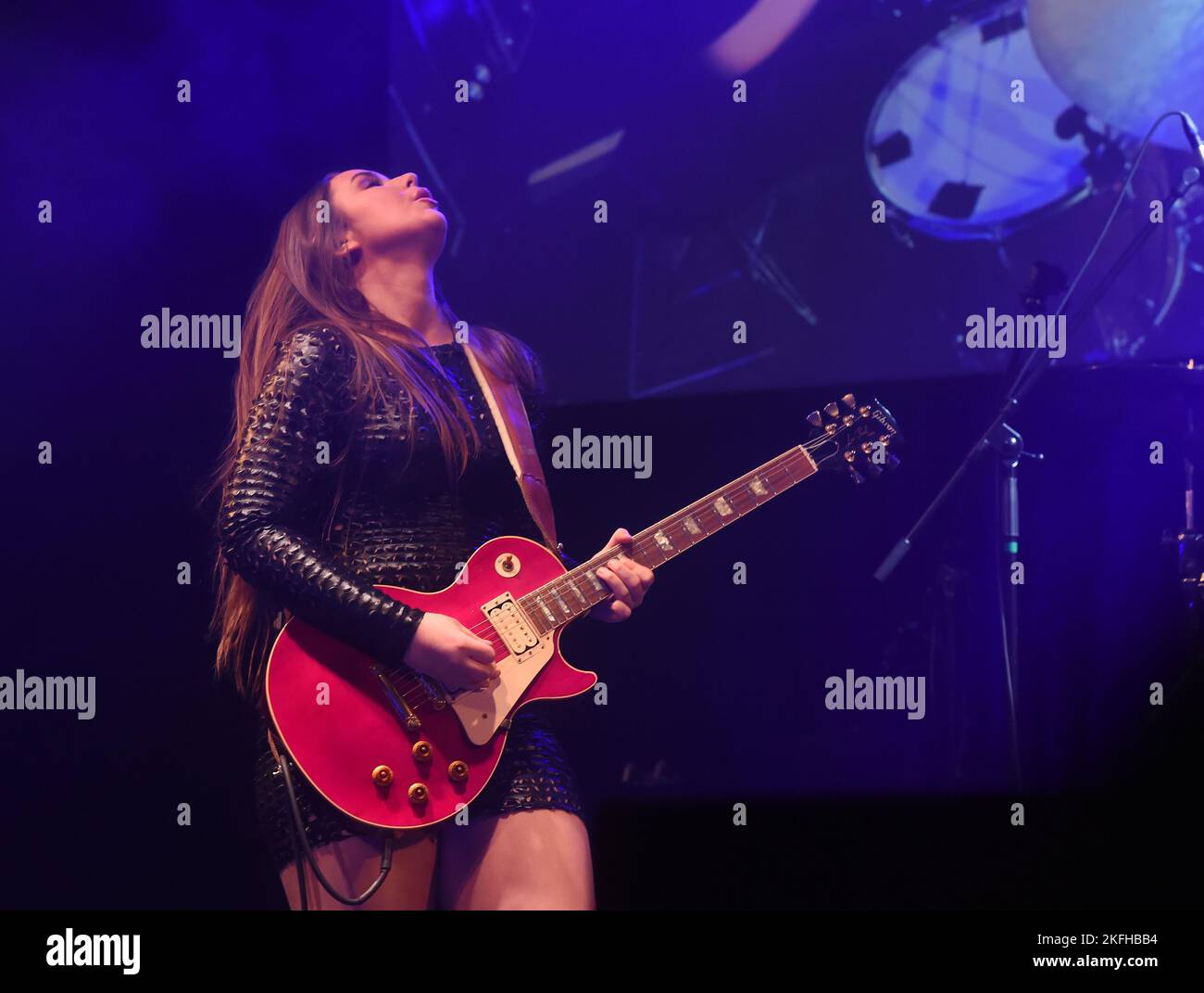 Sumperk, Czech Republic. 18th Nov, 2022. An American blues rock guitar ...