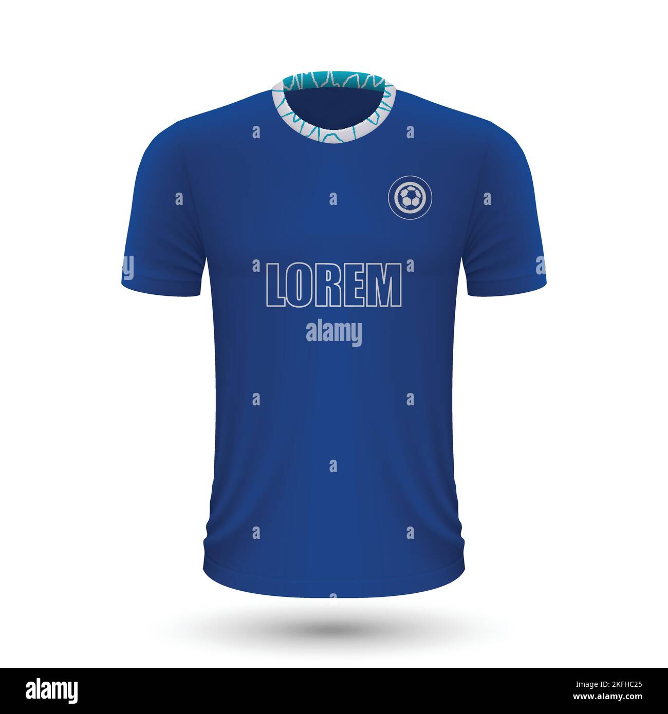 Realistic soccer shirt Chelsea, jersey template for football kit 2022 ...