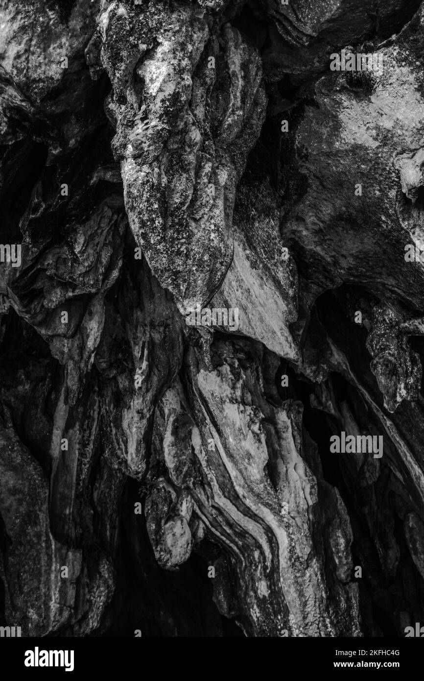 Cave ceiling Black and White Stock Photos & Images - Alamy