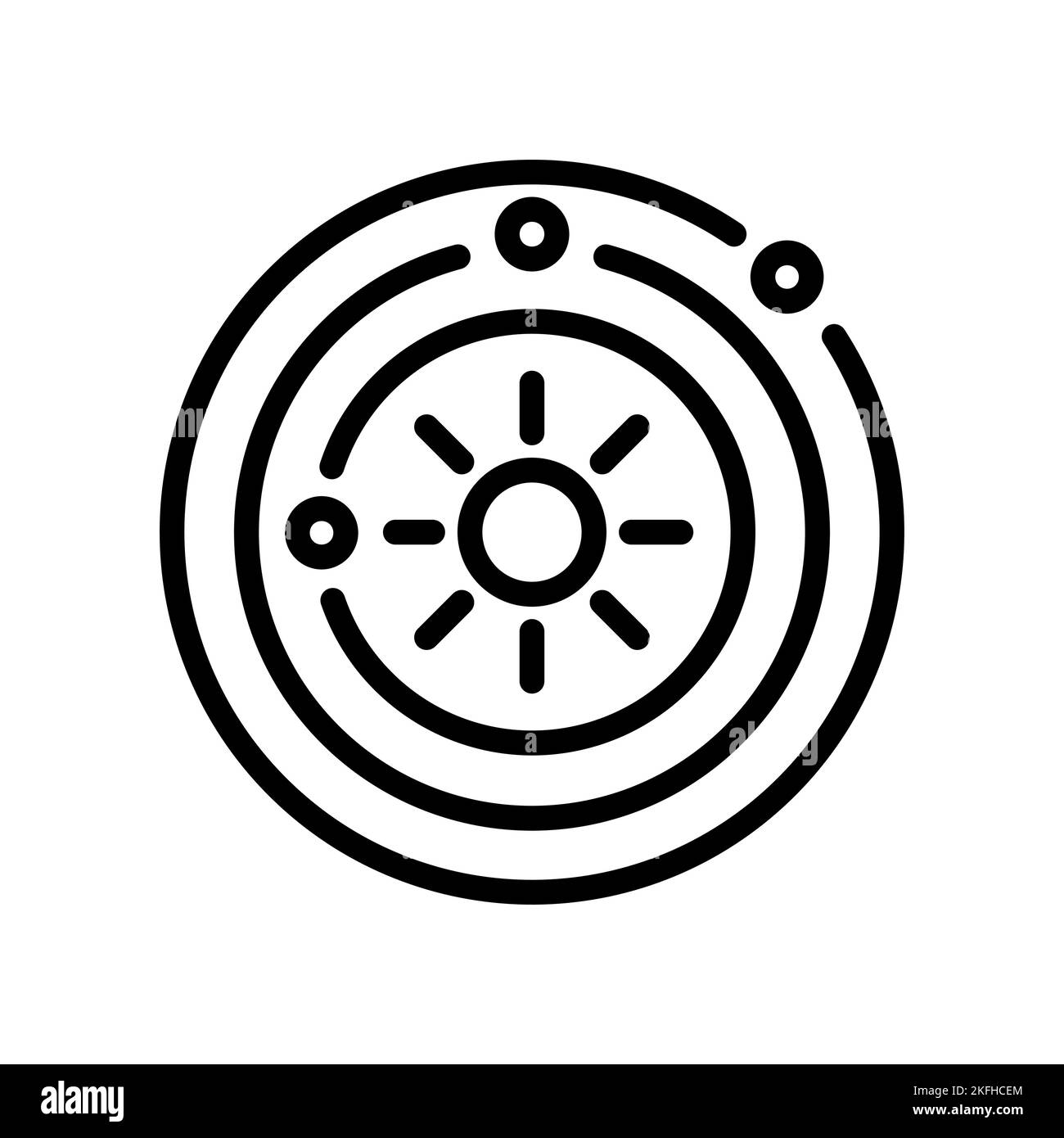 Astrology planet saturn Black and White Stock Photos & Images - Alamy