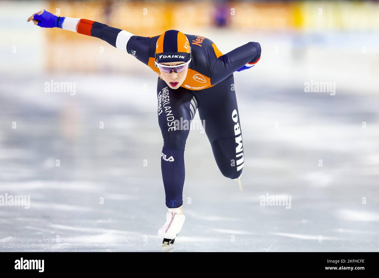 HERENVEEN - Antoinette Rijpma - de Jong (NED) in action in the 1,000 ...