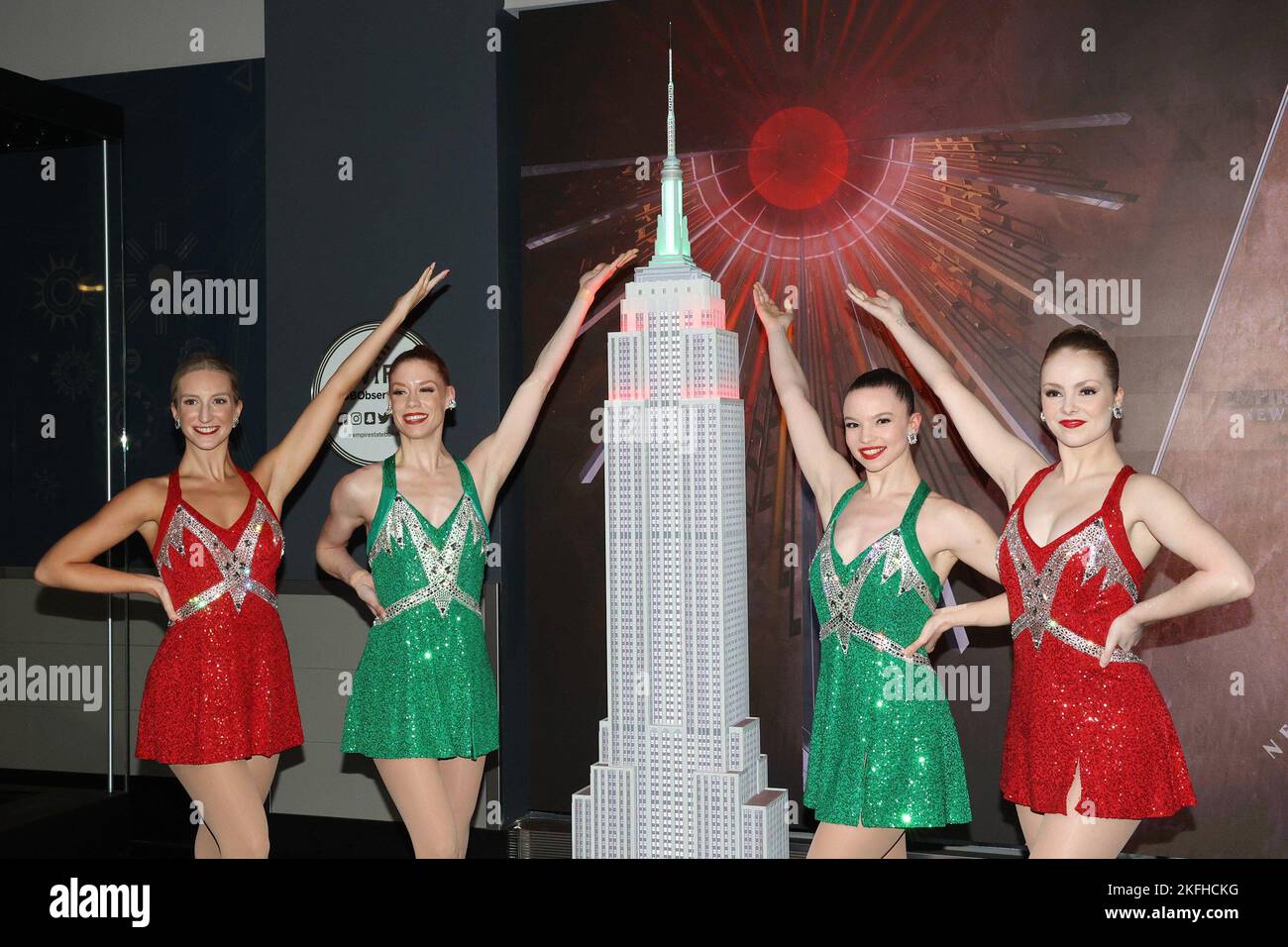New York, NY, USA. 18th Nov, 2022. The Radio City Rockettes Photo Call ...
