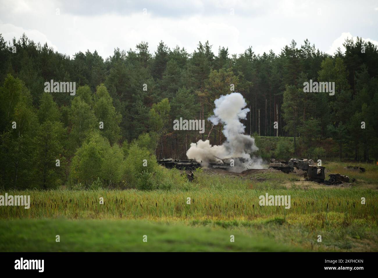 U.S. Soldiers assigned to 10th Special Forces Group train on the M136 ...