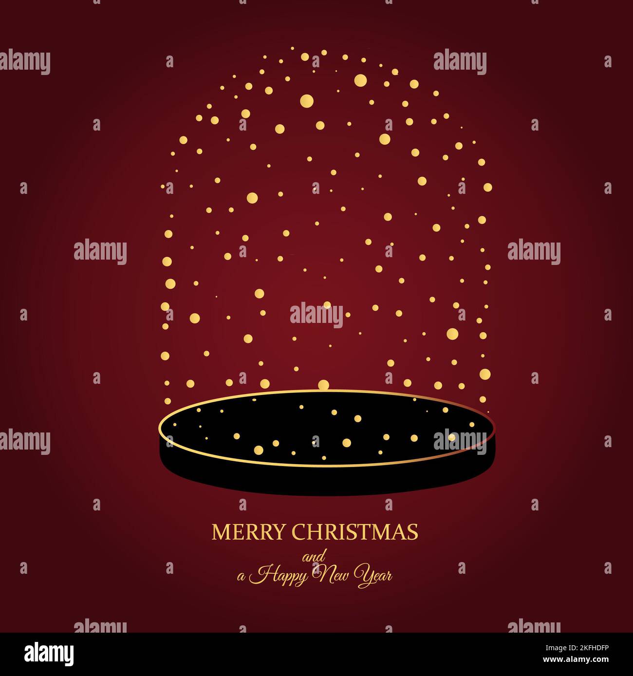Elegant christmas and happy new year mock up scene. podium shape for ...