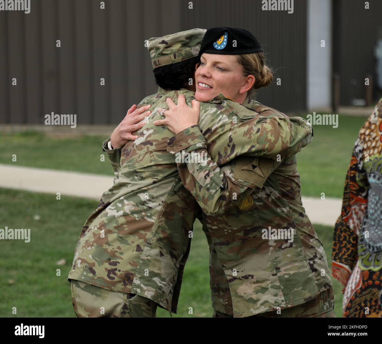 Command Sgt. Maj. Caron Hill, senior enlisted advisor, Headquarters and ...