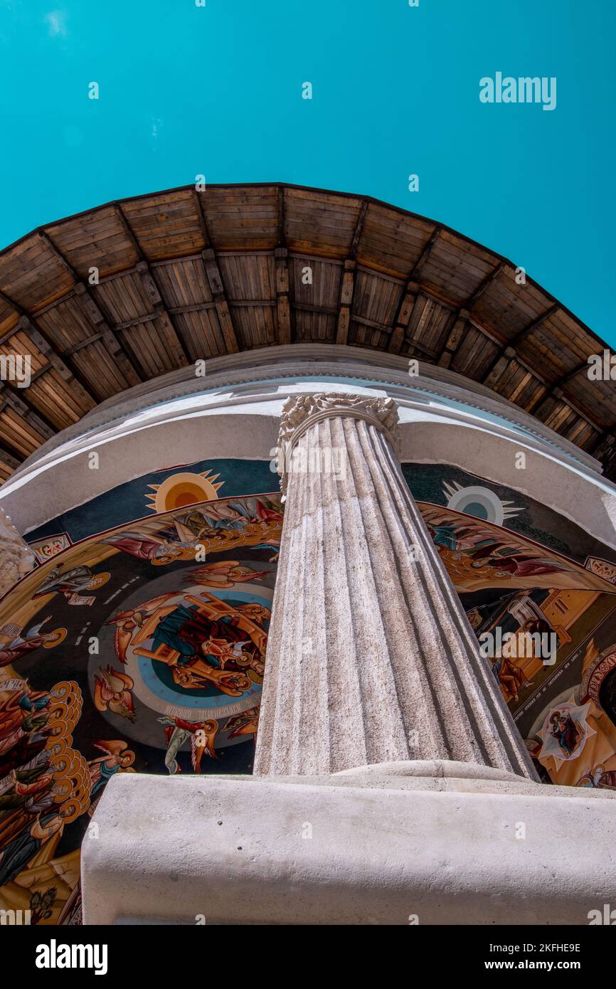 A vertical low-angle of Assumption cathedral (Hadambu) orthodox ...