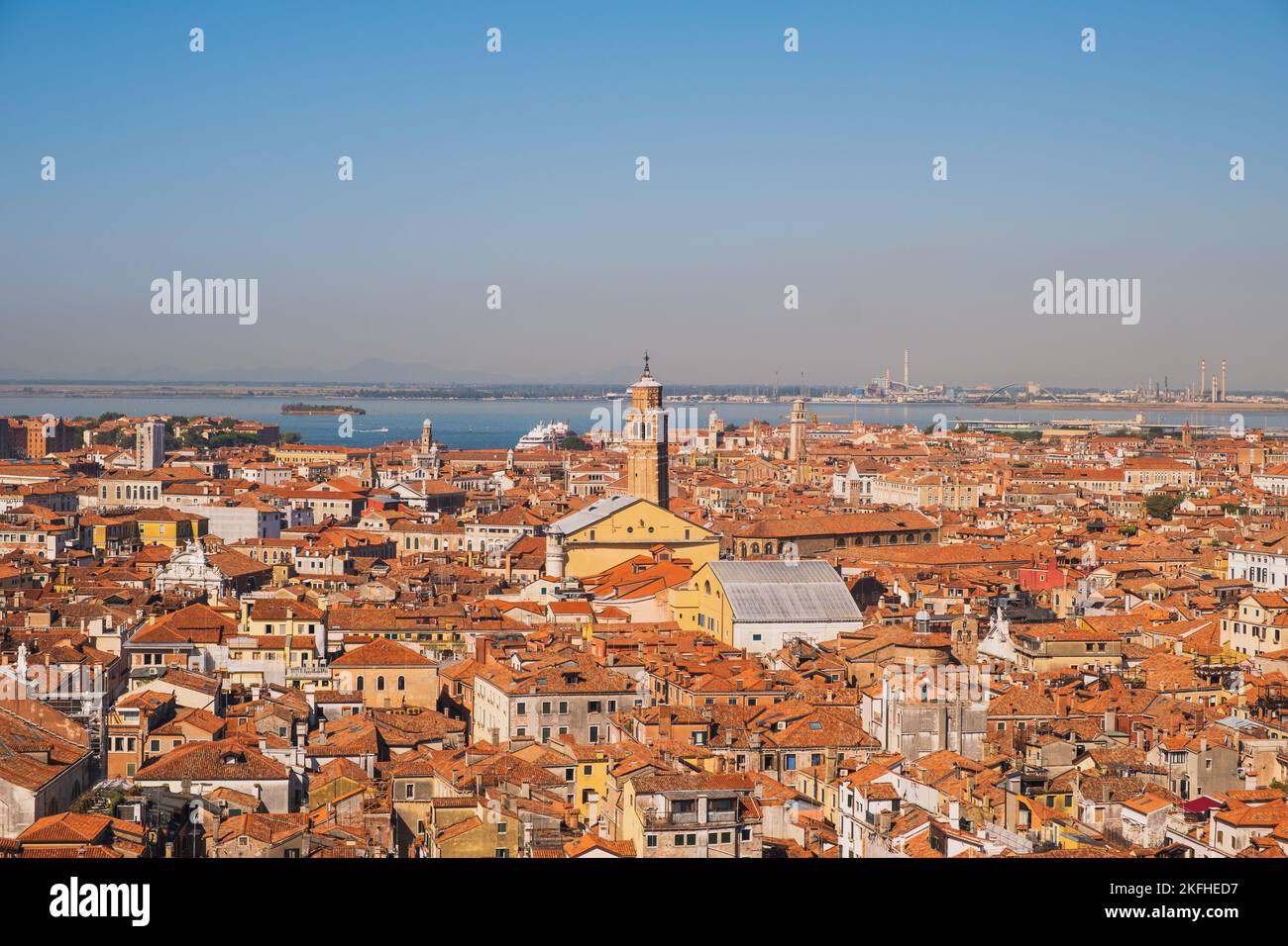 Venetian Rooftops, Venice, Italy Stock Photo - Alamy