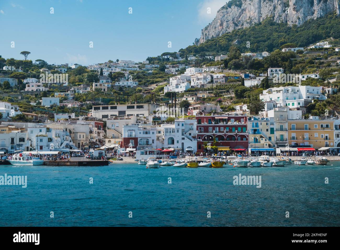 Capri Port and Seafront, Island of Capri, Italy Stock Photo - Alamy