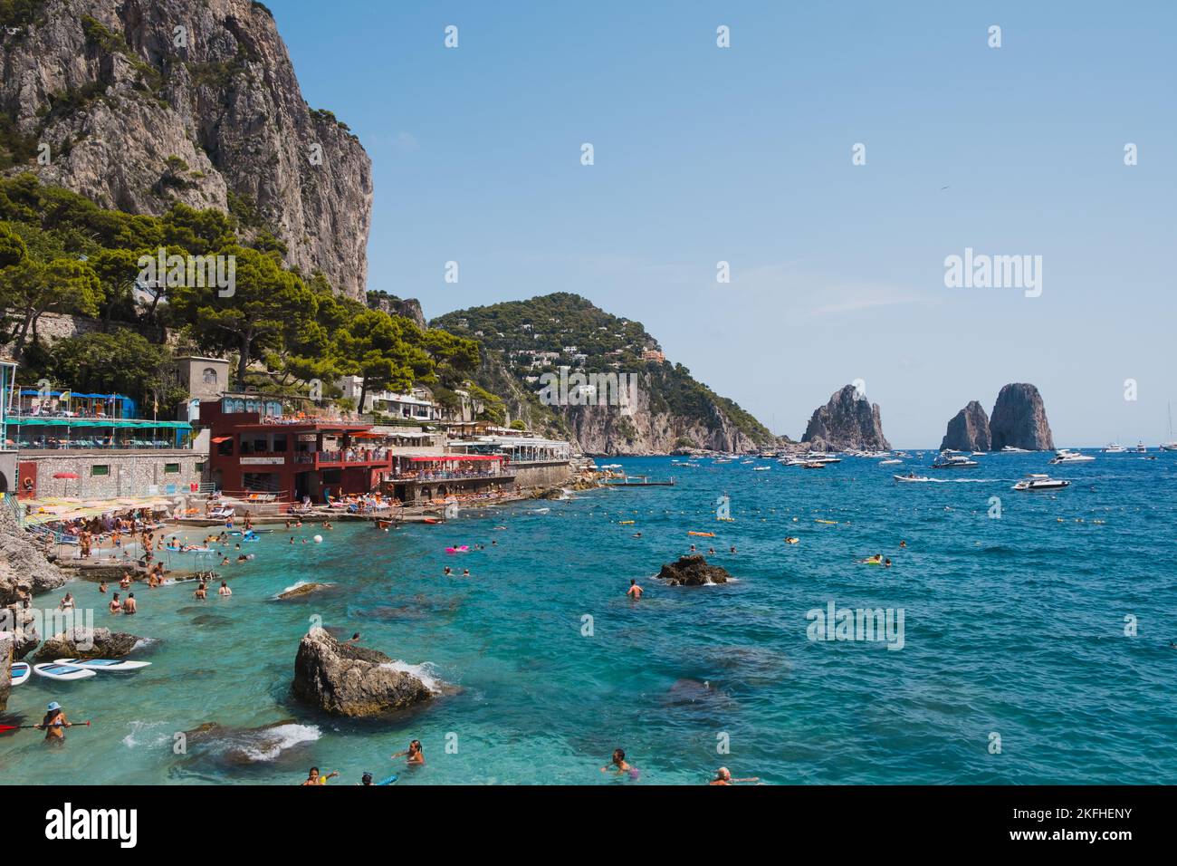Faraglioni Rocks, Island of Capri, Italy Stock Photo - Alamy