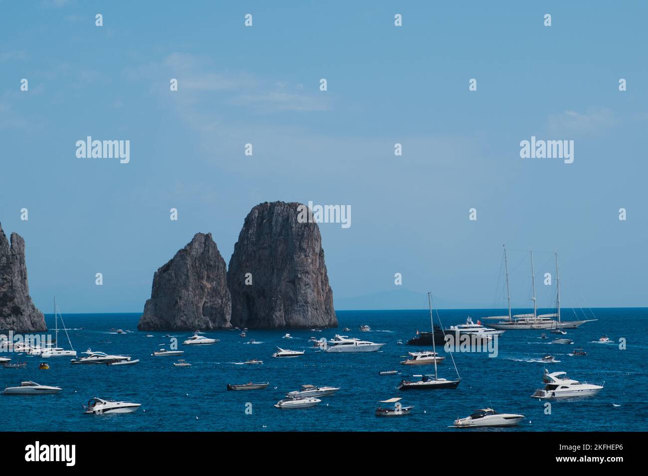 Faraglioni Rocks, Island of Capri, Italy Stock Photo - Alamy