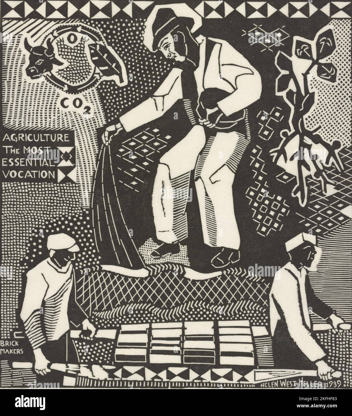 African american art woodcut hi-res stock photography and images - Alamy