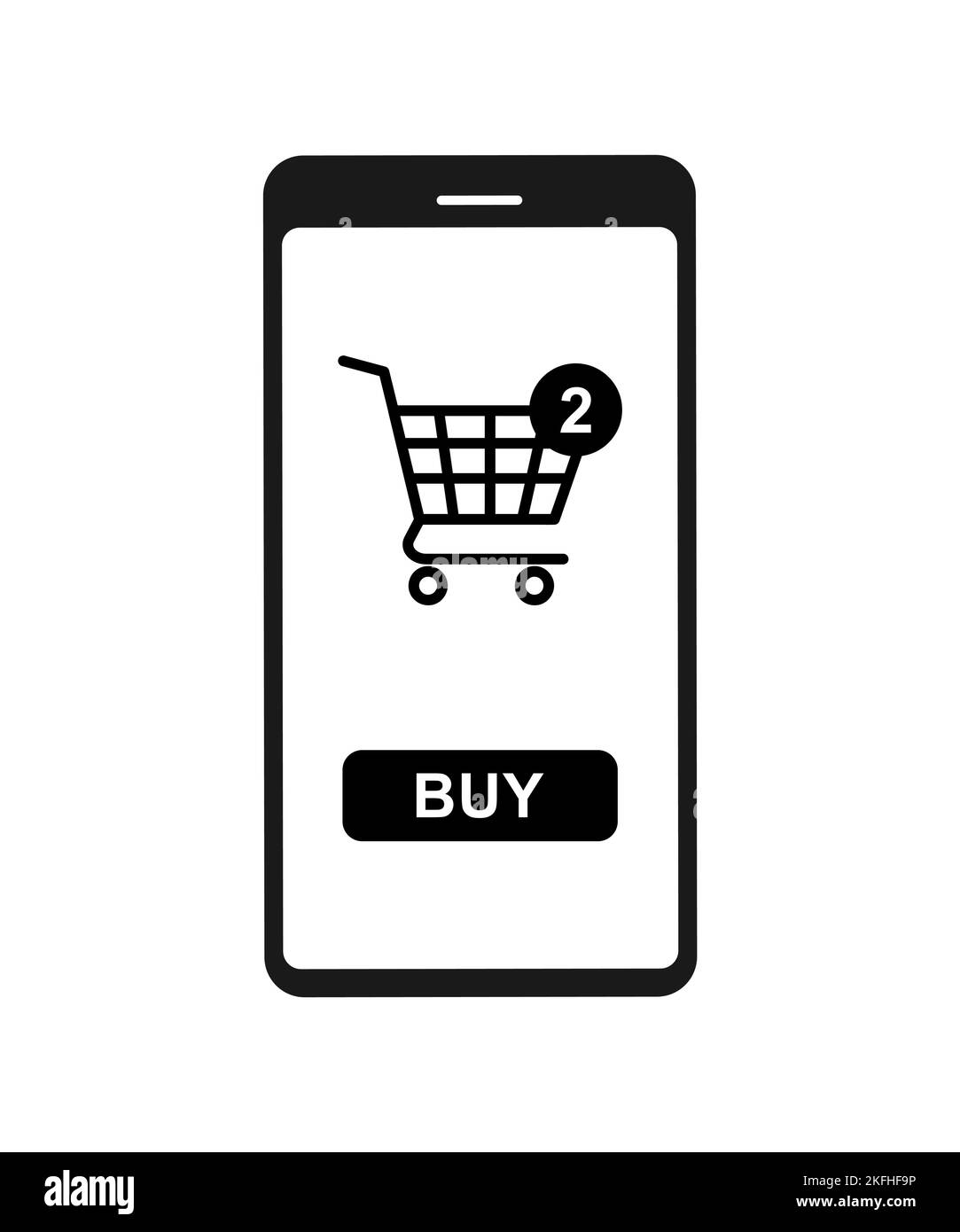 Online shopping vector illustration. Mobile phone icon Stock Vector ... Online shopping vector illustration. Mobile phone icon Stock Vector ...