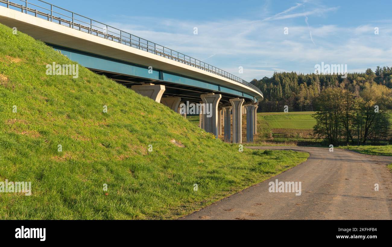 A highway bridge in Wetzlar, Germany Stock Photo - Alamy