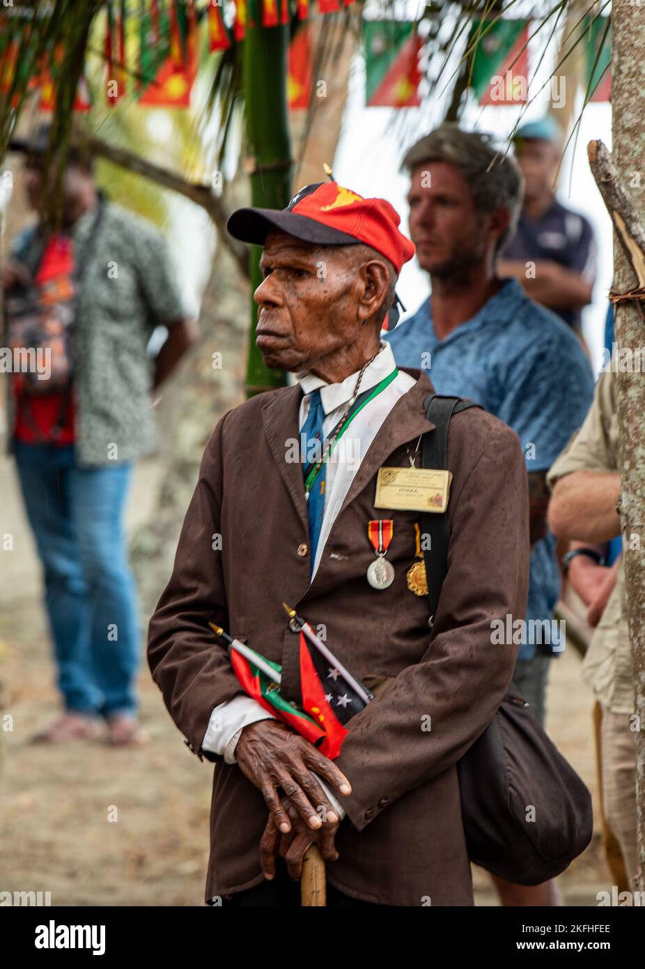 Villagers greet Defense POW/MIA Accounting Agency (DPAA) team members ...