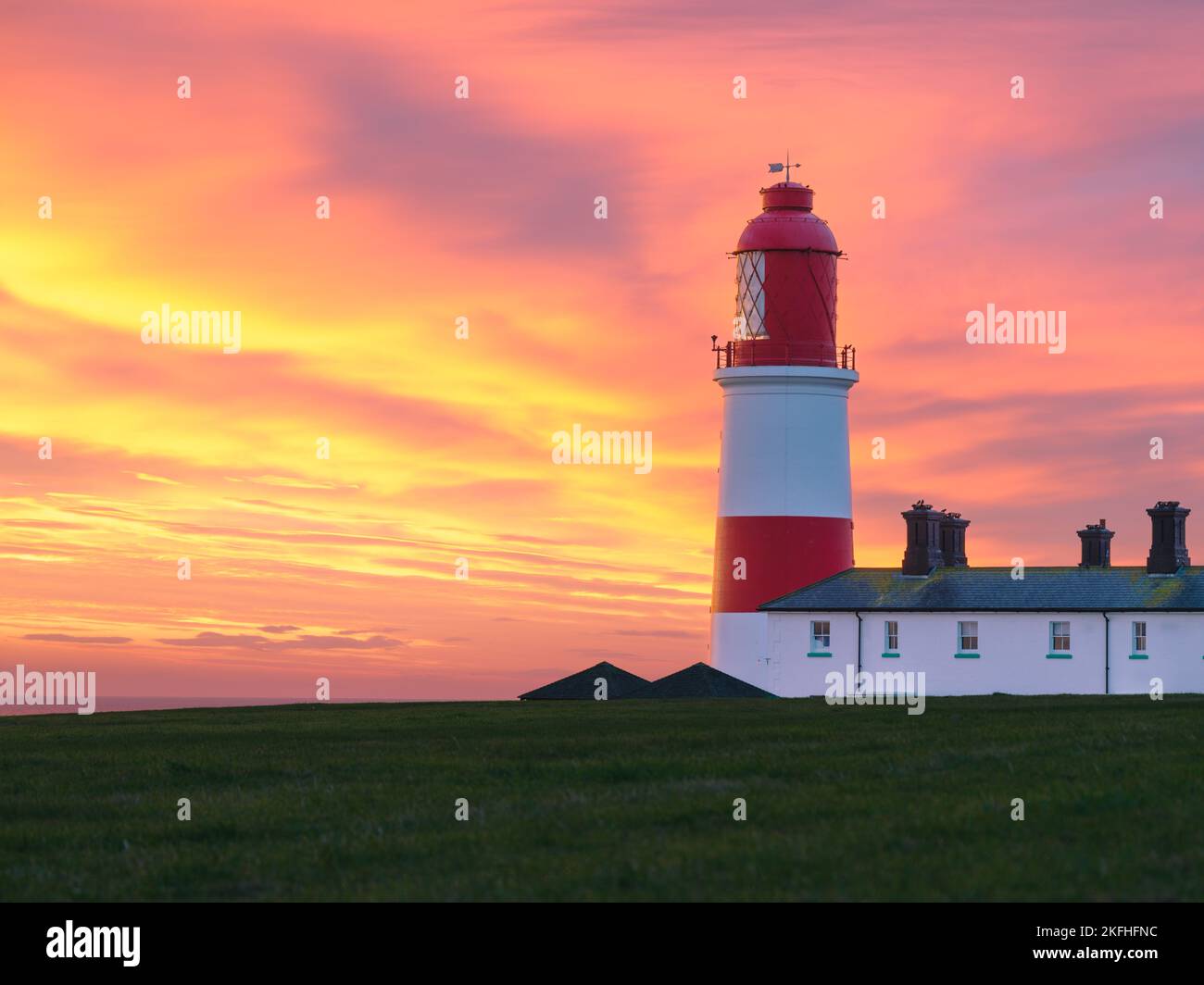 Souter Lighthouse, Whitburn, Northumberland Stock Photo - Alamy