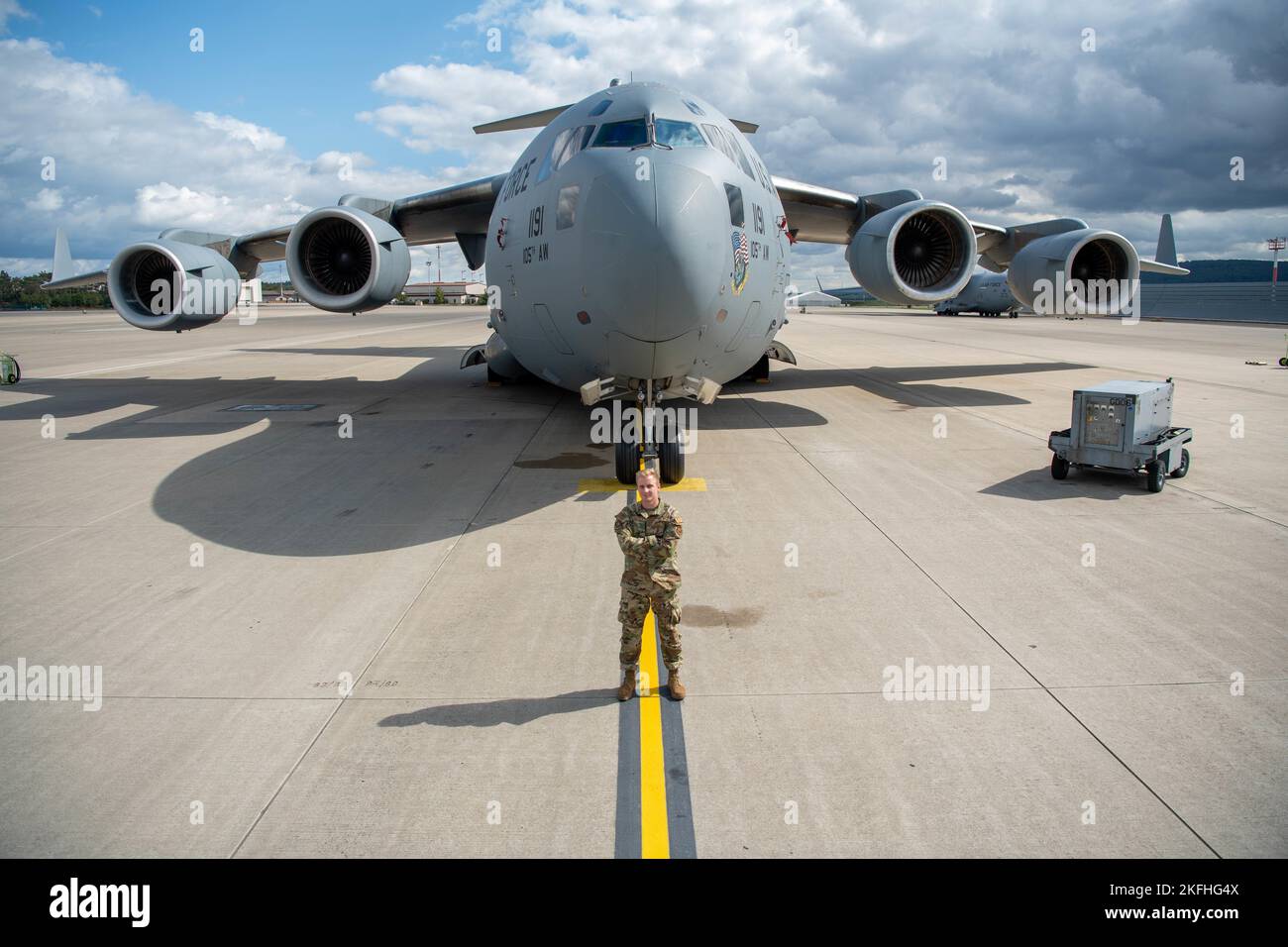 U.S. Air Force Senior Airman Jackson Elliott, 86th Vehicle Readiness ...