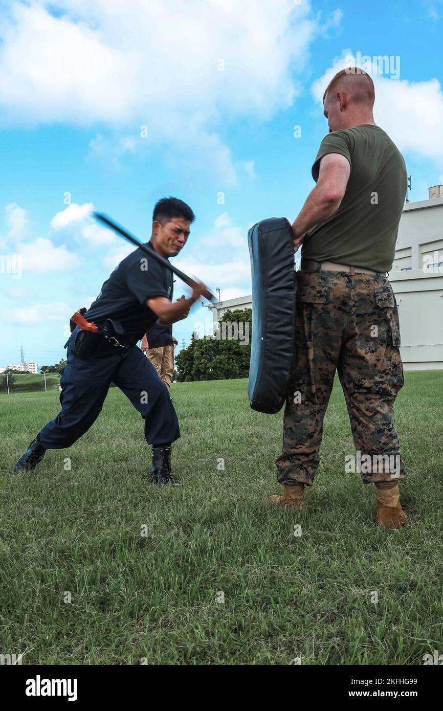 A Japanese Security Guard with Provost Marshal’s Office, Headquarters ...