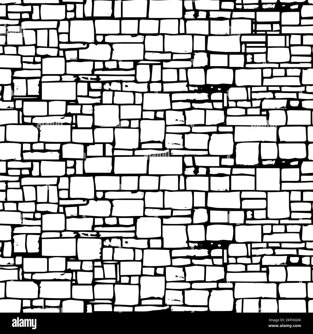 Rustic cracked vector texture with many cracks and scratches. Abstract ...