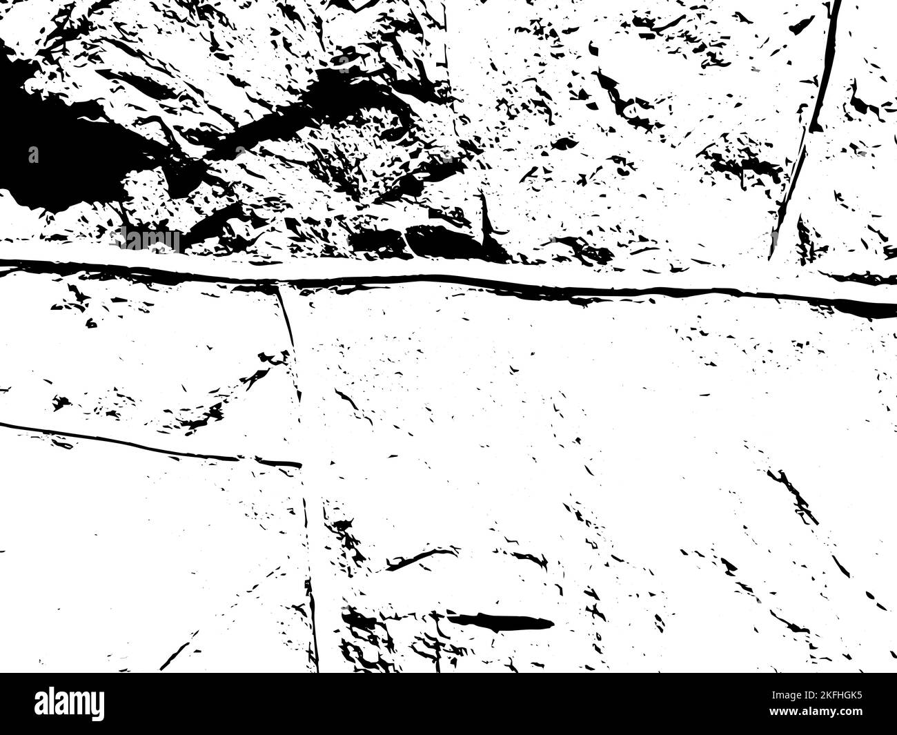 Rustic cracked vector texture with many cracks and scratches. Abstract ...