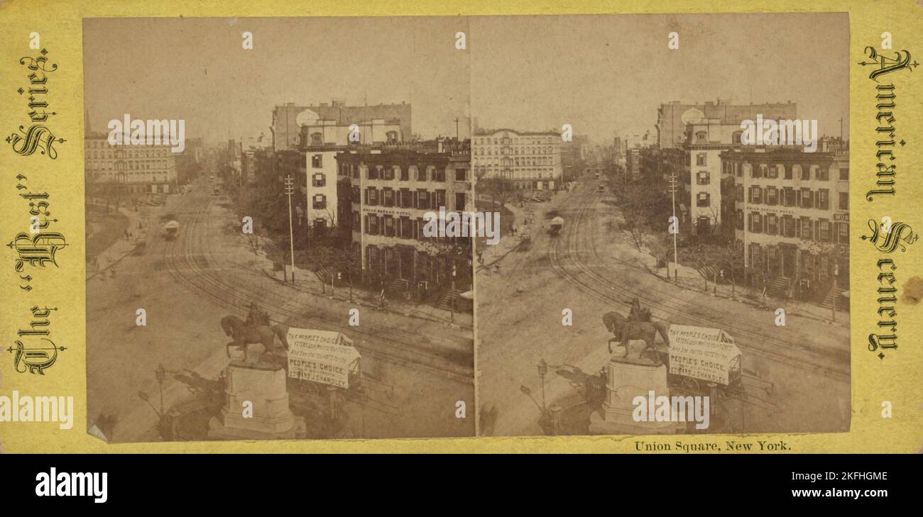 Union Square, New York, c1850-1930. Additional Title(s): American ...