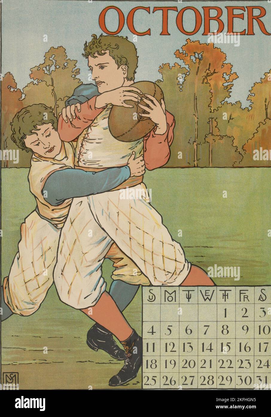 October, c1887 - 1922 Stock Photo - Alamy