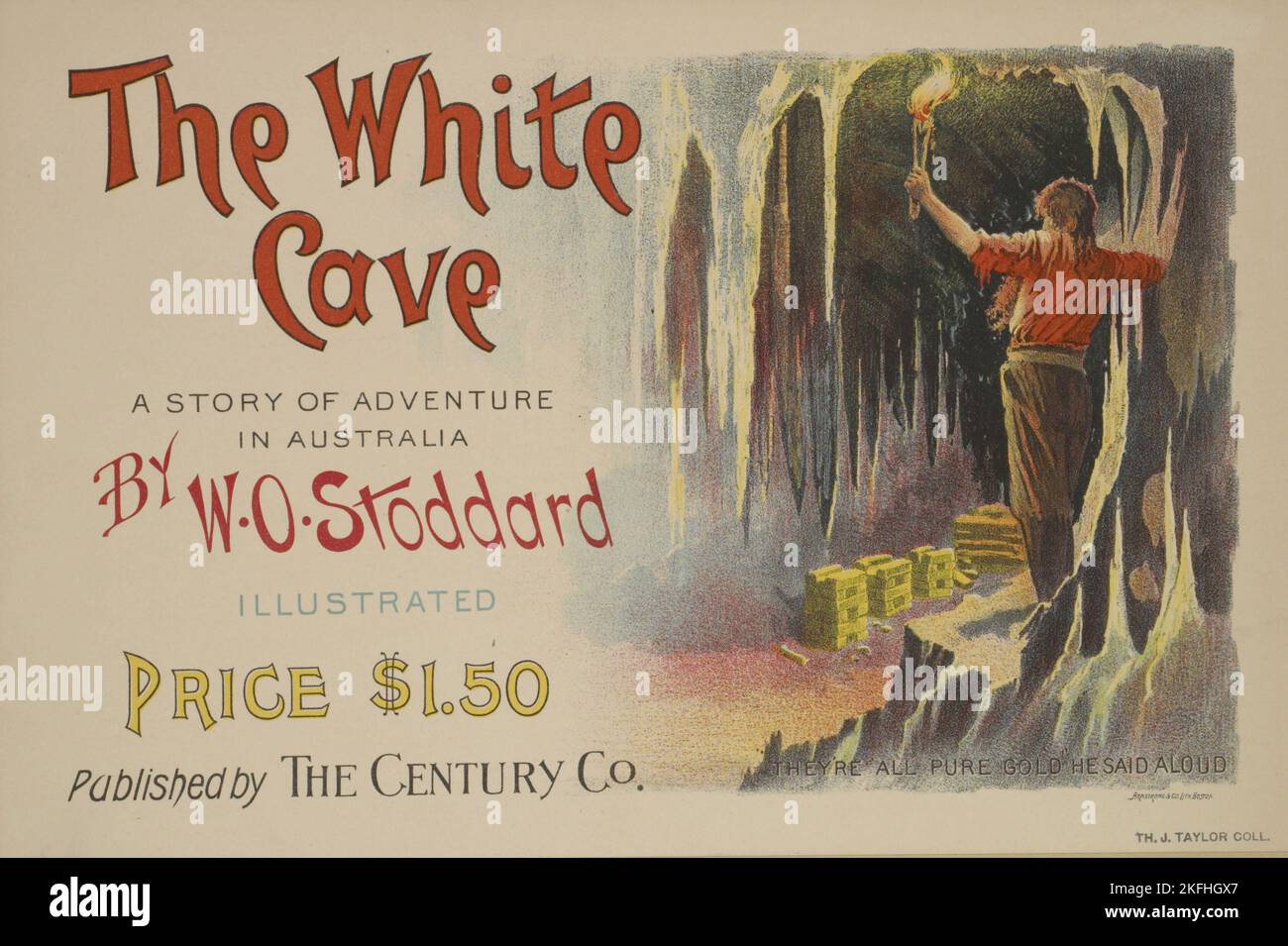The white cave, c1895 - 1911. Published: 1893 Stock Photo - Alamy
