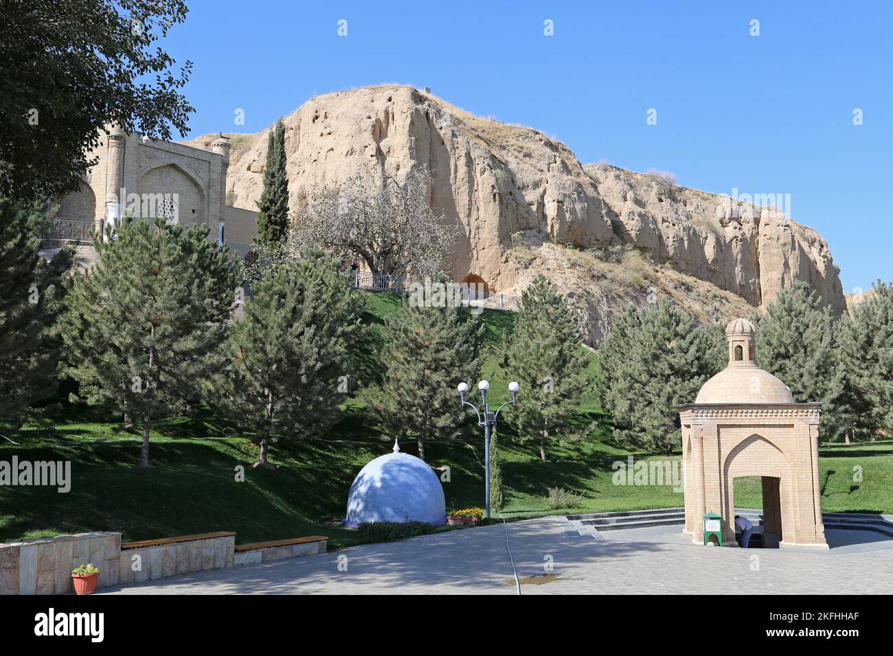 Ancient Spring, Saint Daniel's Mausoleum, Afrosiyob Citadel, Samarkand ...
