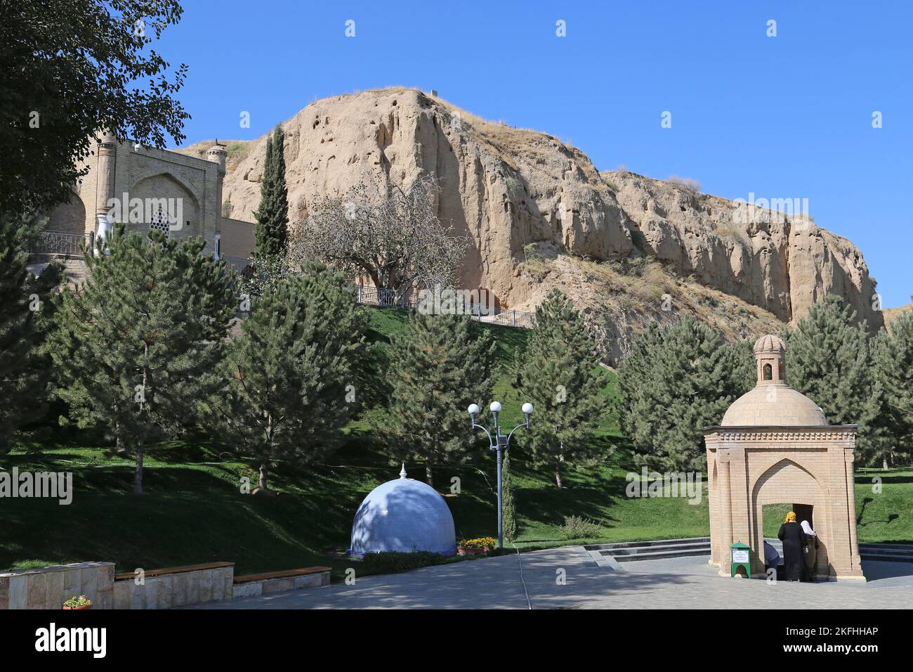 Ancient Spring, Saint Daniel's Mausoleum, Afrosiyob Citadel, Samarkand ...