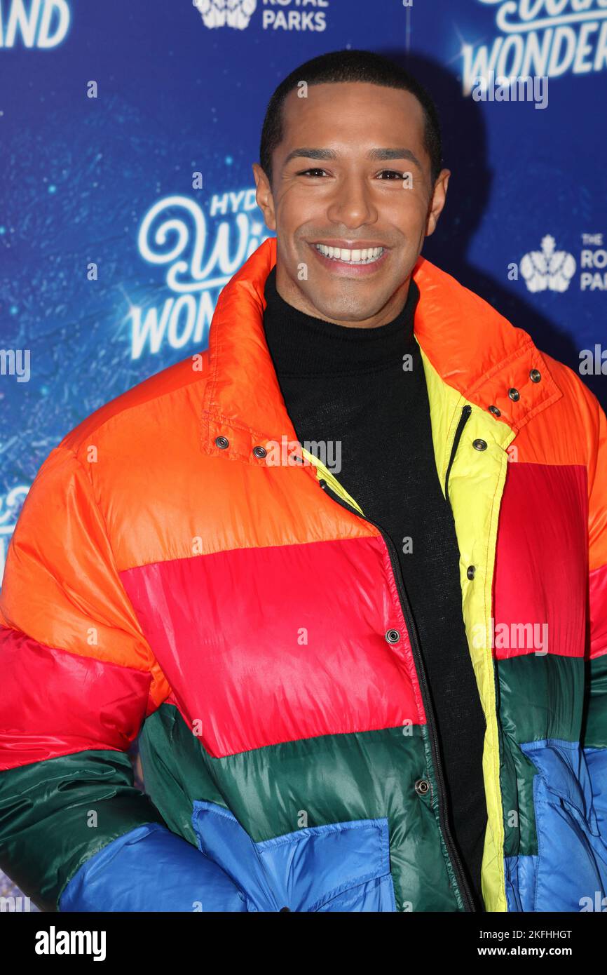 London, UK. Michael Gunning at Hyde Park Winter Wonderland Press day ...
