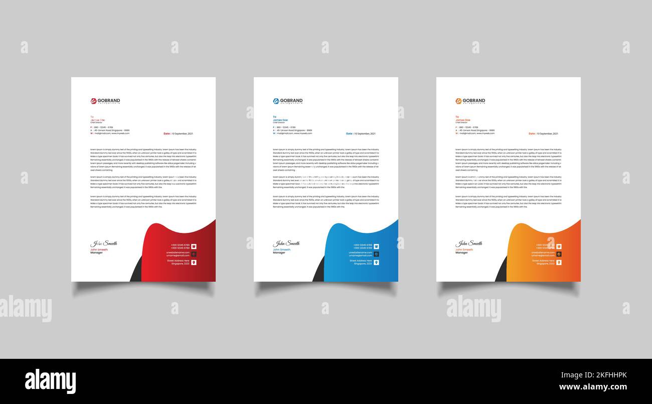 A pack of graphic letter templates isolated on gray background Stock ...