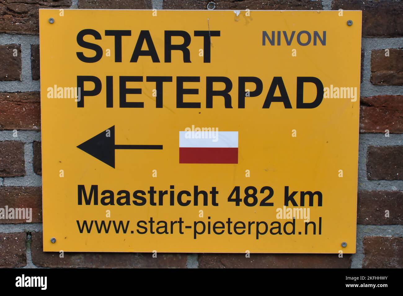 Pieterpad sign hi-res stock photography and images - Alamy
