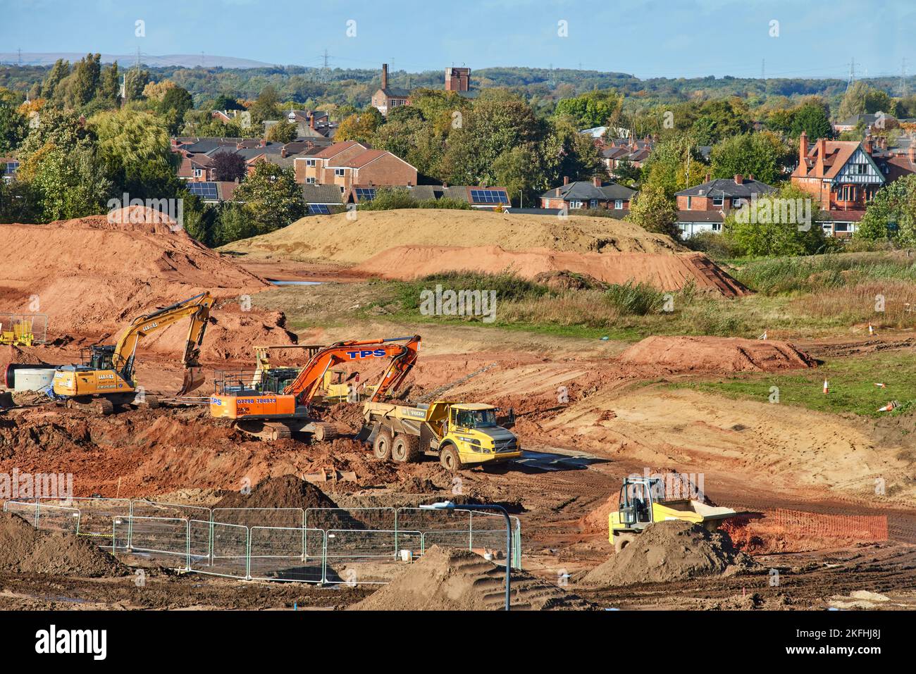 Trafford Waters and TraffordCity site Stock Photo - Alamy